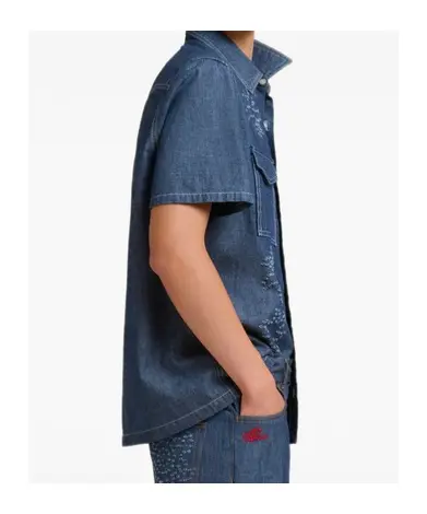 Marni Embroidered Short-sleeve Shirt