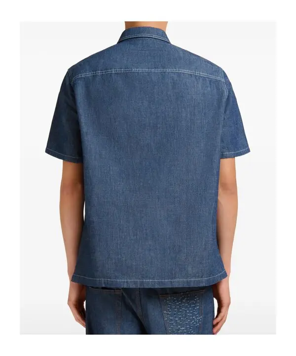 Marni Embroidered Short-sleeve Shirt
