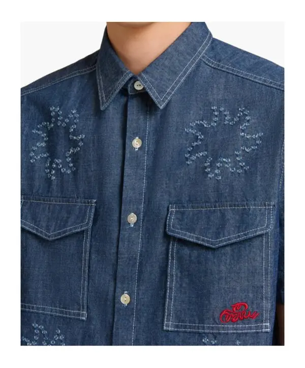 Marni Embroidered Short-sleeve Shirt
