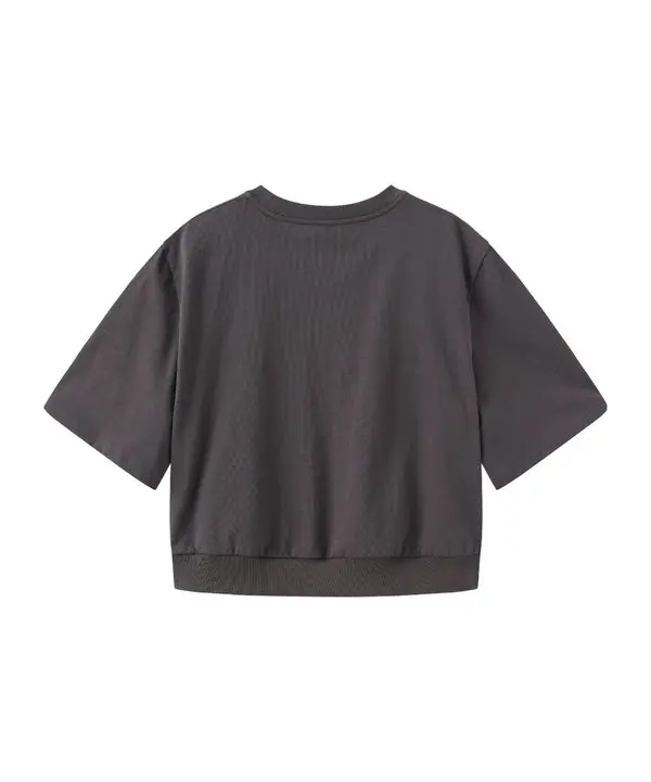 Marissa Chiara Big Logo Bat Short Sleeve Sweatshirt
