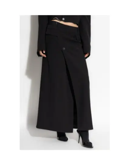Balenciaga Maxi Skirt With Decorative Buttons