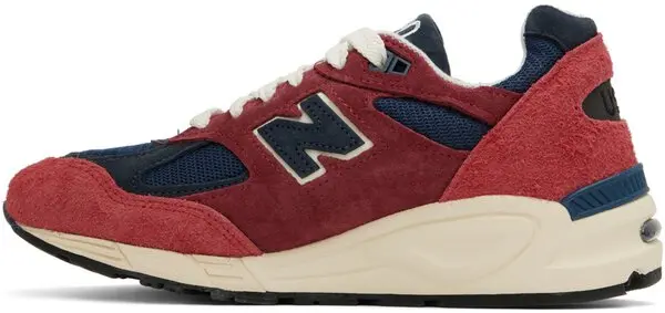 NEW BALANCE Low Top Suede And Mesh Sneakers