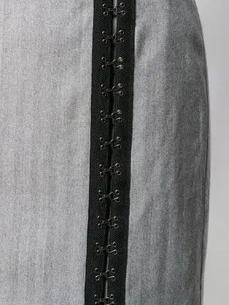 Karl Lagerfeld Ribbon Detail Pencil Skirt