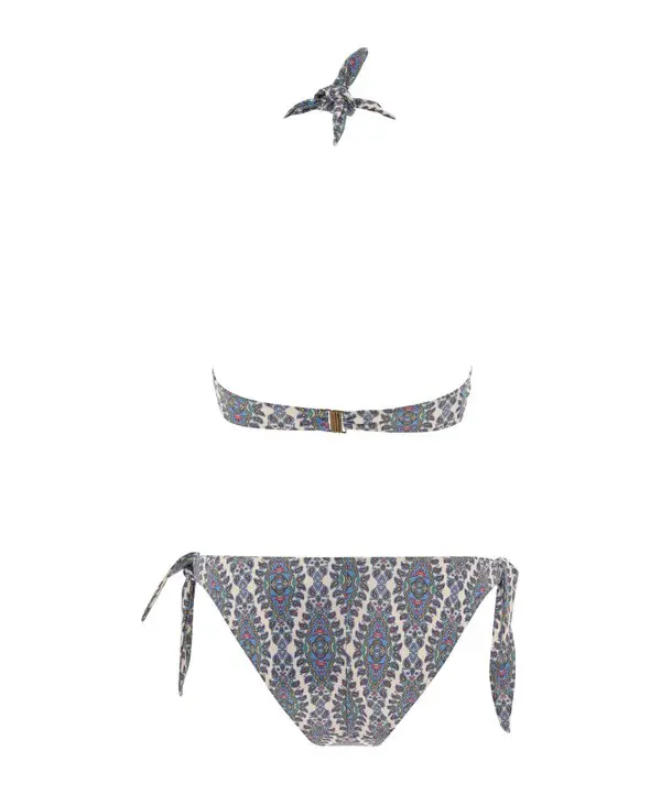 Etro Paisley Print Halterneck Bikini