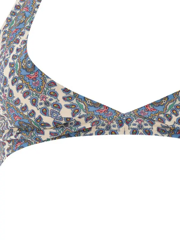 Etro Paisley Print Halterneck Bikini
