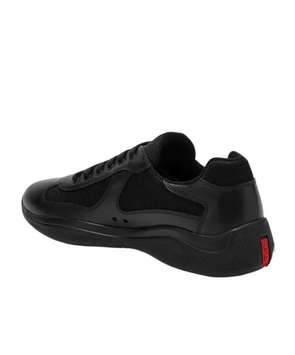 Prada America's Cup Lace-up Sneakers - Black