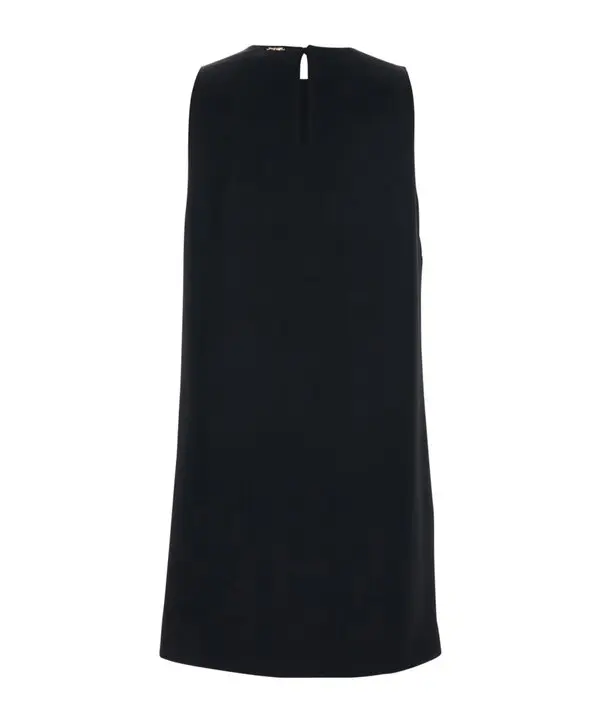 TWINSET Sleeveless Satin Top With Button Closure