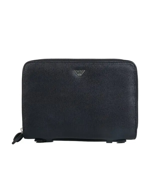 Emporio Armani Logo Briefcase - Black