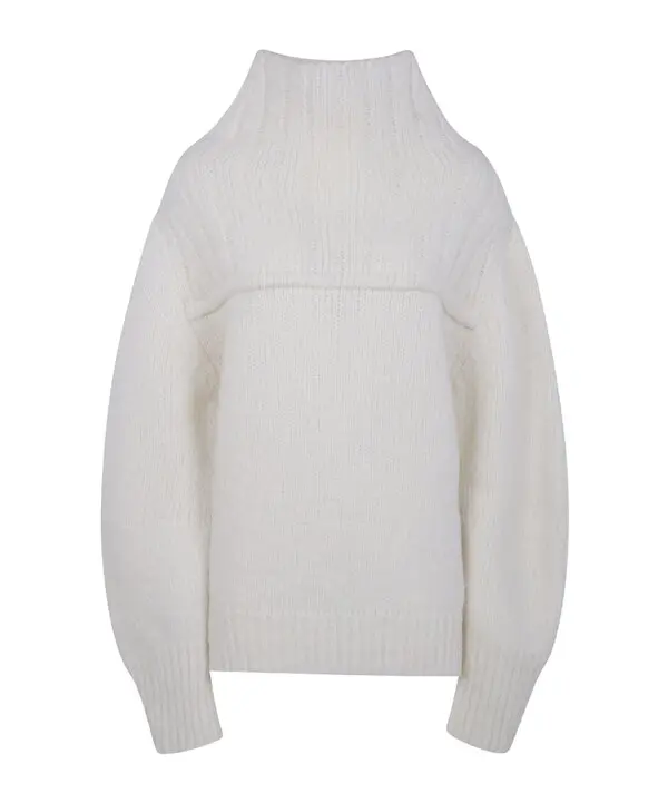 Dries Van Noten High-neck Jumper - White
