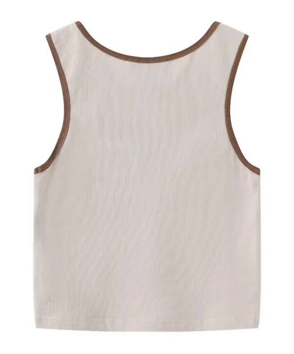 Marissa Chiara Crew Neck Vest With Lettering
