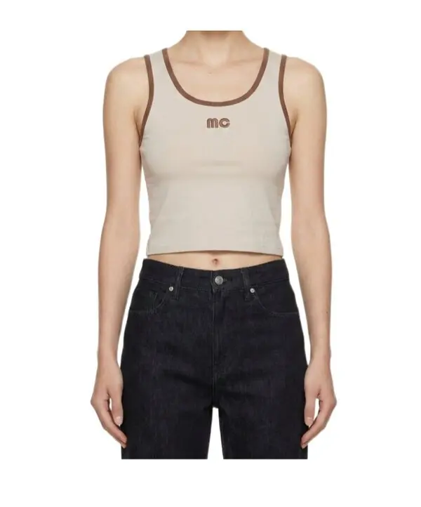 Marissa Chiara Crew Neck Vest With Lettering