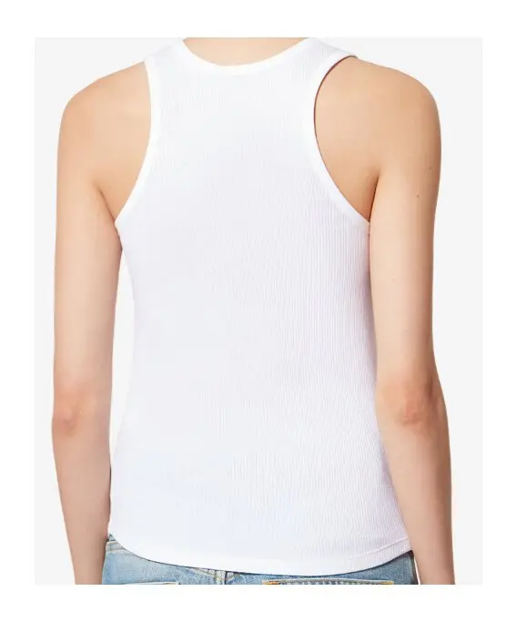 Isabel Marant Étoile Thea Ribbed Tank Top - White