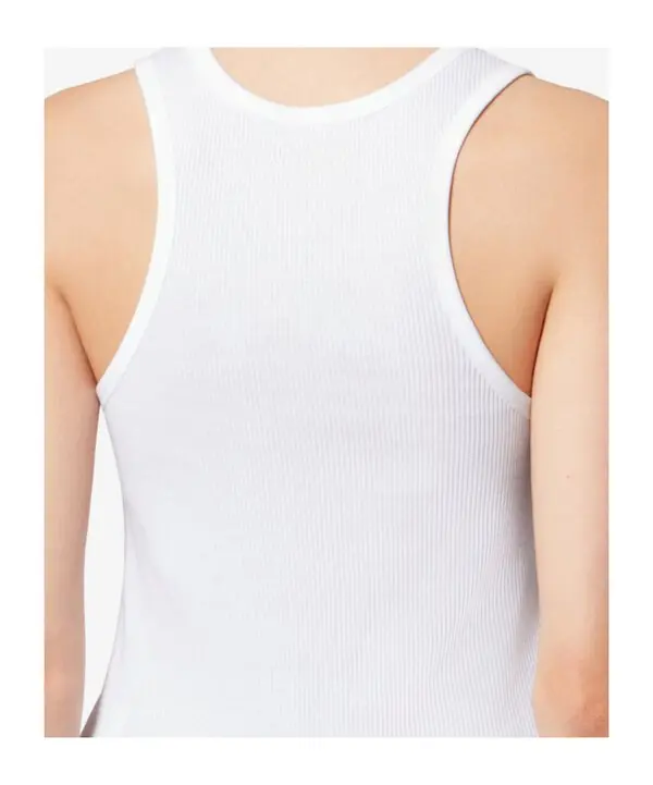 Isabel Marant Étoile Thea Ribbed Tank Top - White