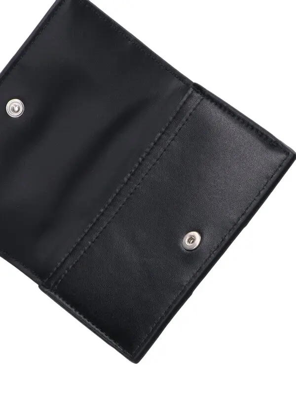 Bottega Veneta Flap Card Case - Black