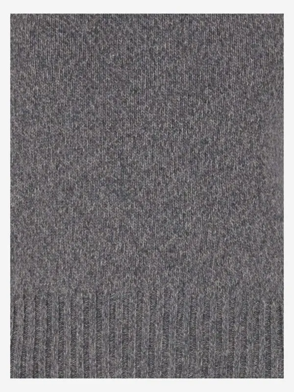 AMI Paris De Coeur Embroidered Knitted Jumper