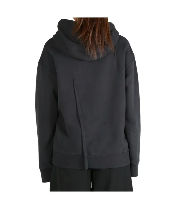 MAISON MARGIELA Drawstring Hoodie With Asymmetrical Pleats