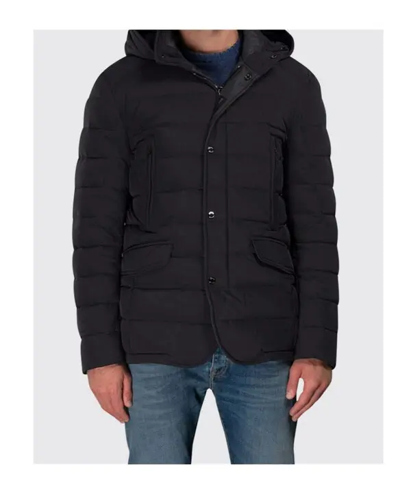 MOORER Craig-kn Classic-cut Hooded Jacket