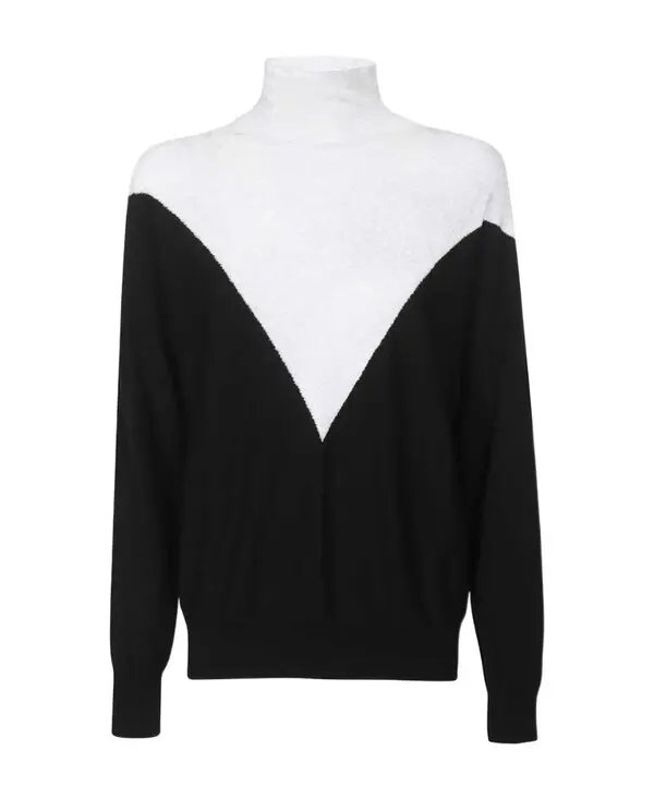 Emporio Armani Two-tone High Neck Jumper