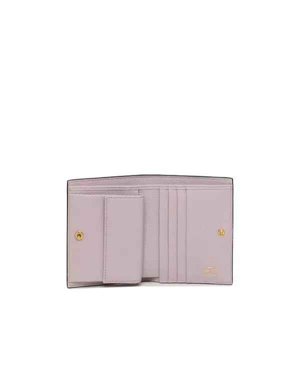 Valentino Garavani Vlogo Pebbled Wallet