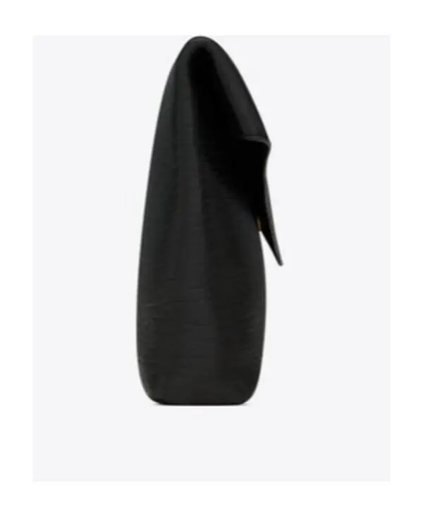 Saint Laurent Cassandre Envelope Large Clutch Bag - Black