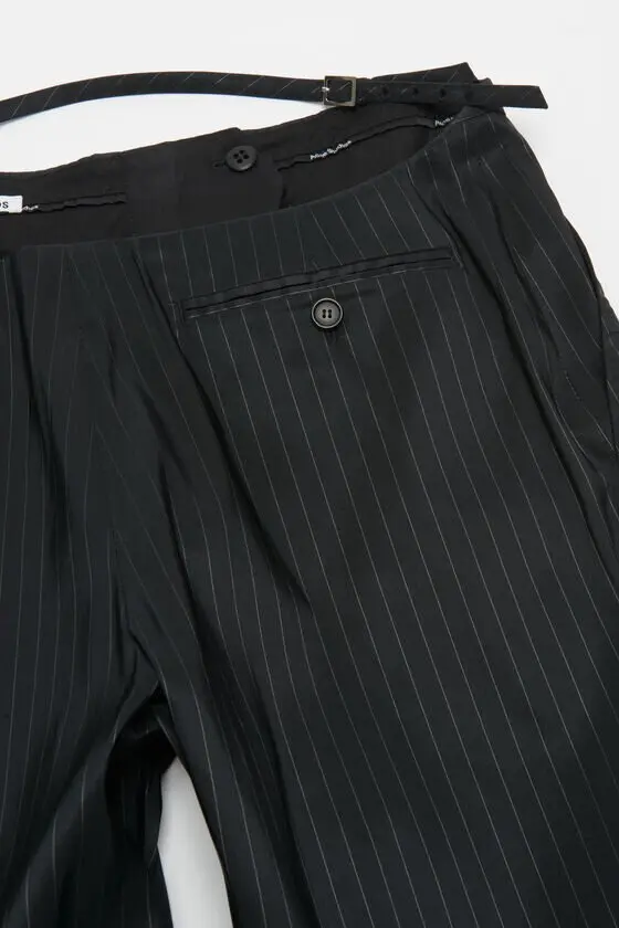 Acne Studios Pinstriped Loose Fit Trousers