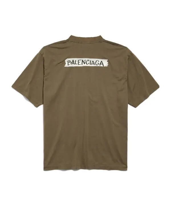 Balenciaga Masking Tape Medium Fit T-shirt