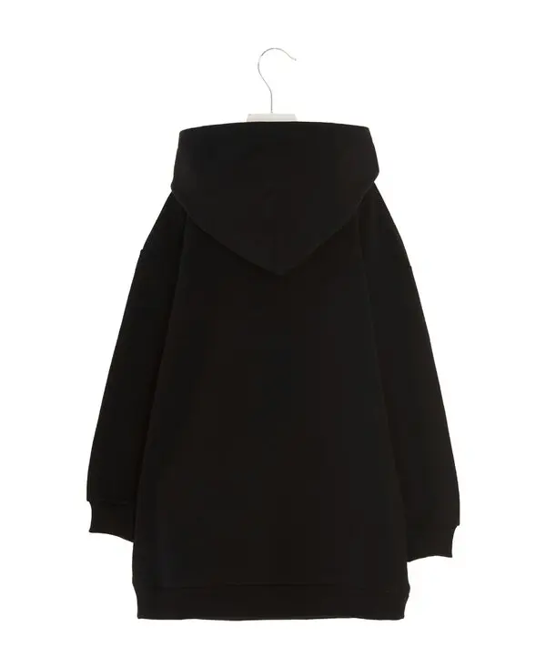 Dolce & Gabbana Logo Print Hooded Dress