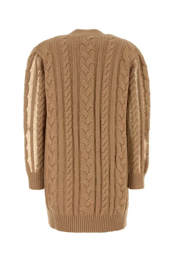 Max Mara Wool & Cashmere Twisted Knit Cardigan