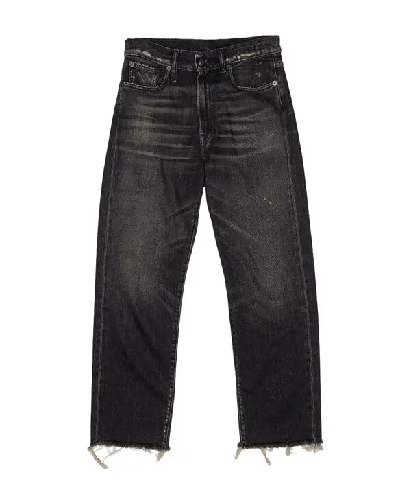 R13 Boyfriend Straight-leg Distressed Jeans - No