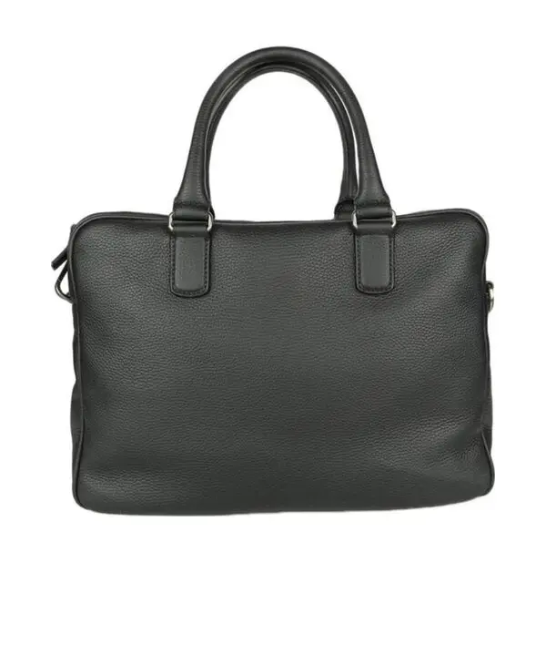 Giorgio Armani Logo Handbag - Black