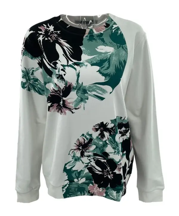 Sportmax Long-sleeved Sweater With Pattern