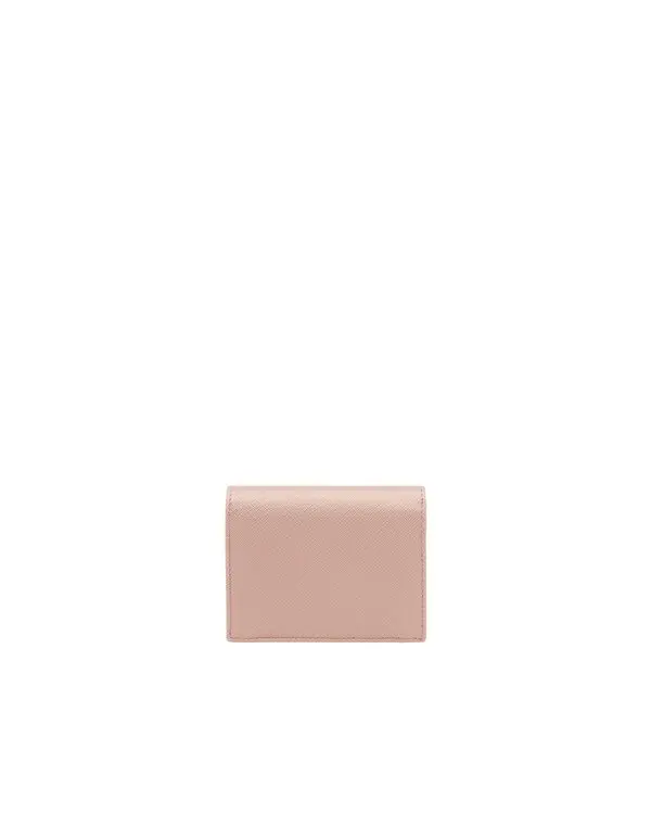 Prada Logo Plaque Small Wallet