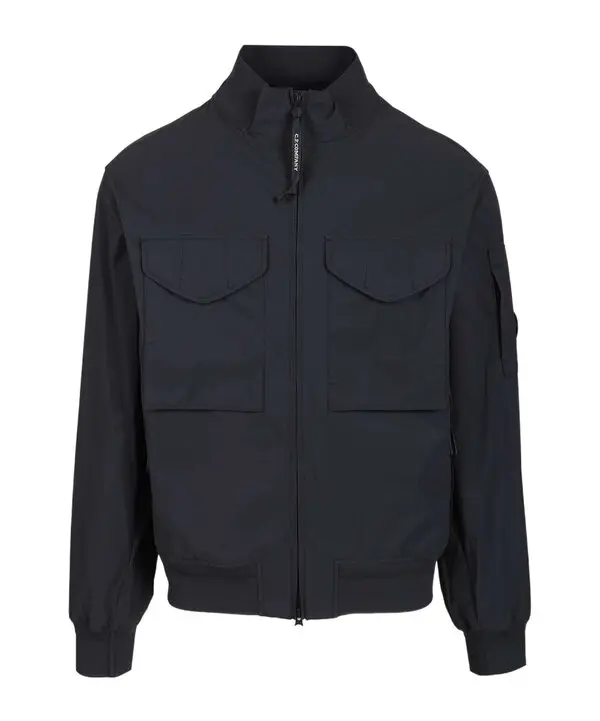 C.P. COMPANY Pro-tek Lens Bomber Jacket - Blue