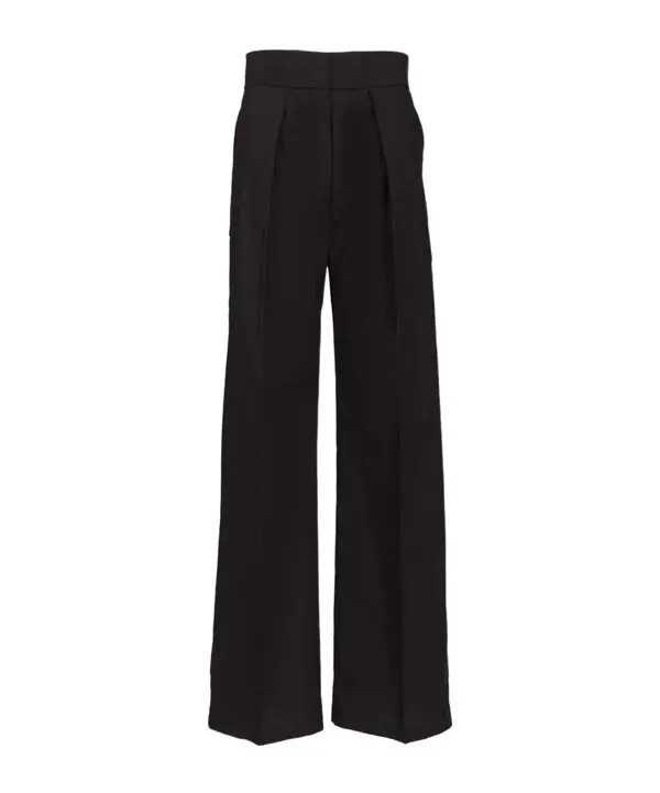 FORTE_FORTE Popline Wide-leg Pants
