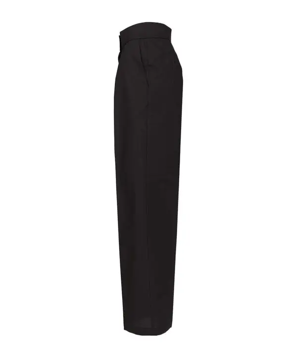 FORTE_FORTE Popline Wide-leg Pants