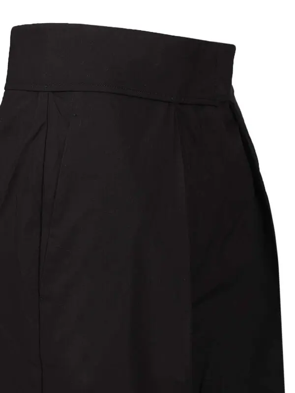 FORTE_FORTE Popline Wide-leg Pants