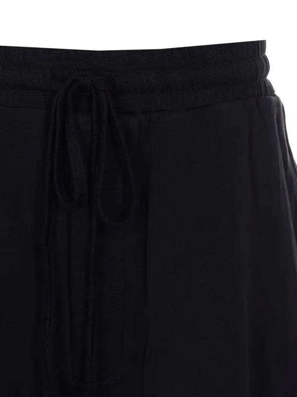 THOM KROM Drawstring Shorts - Black