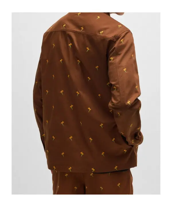 Hugo Boss Floral Embroidery Shirt