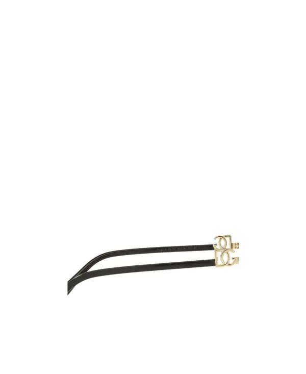 Dolce & Gabbana Embellished Logo Square Frame Sunglasses - Gray