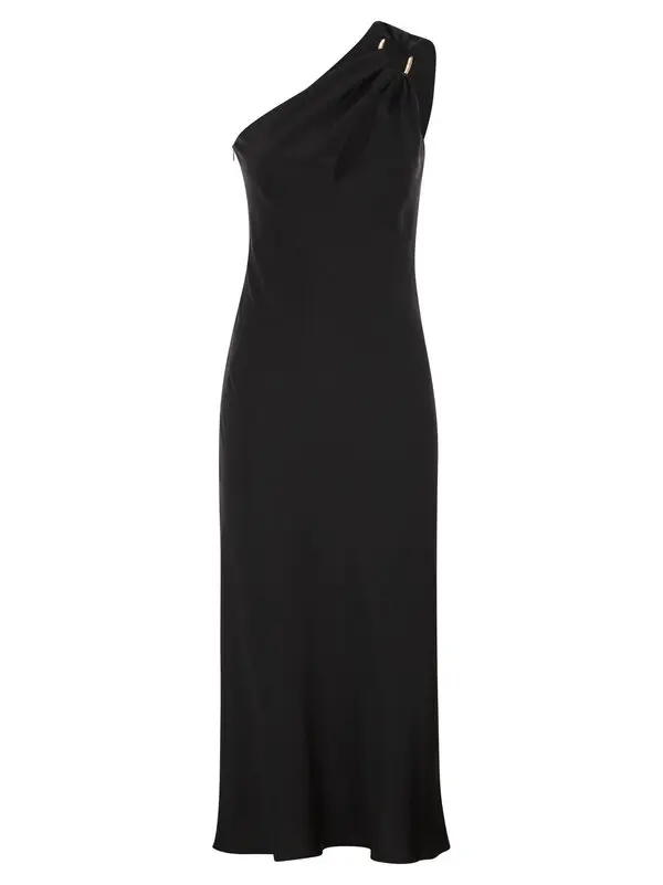 Max Mara One-shoulder Cut-out Maxi Dress - No