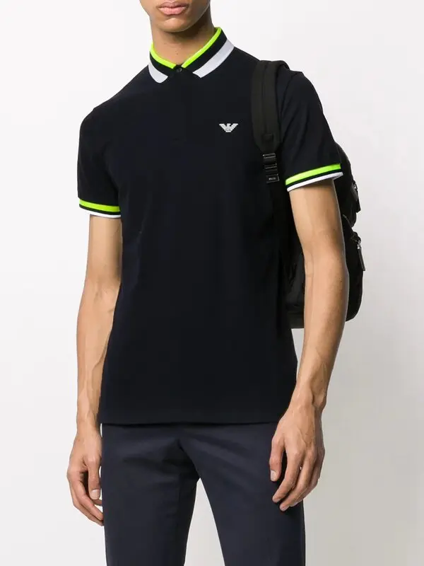 Emporio Armani Tri-stripe Polo Shirt