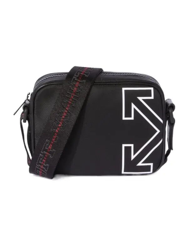 Off-White Heritage Zipped Messenger Bag - Black White