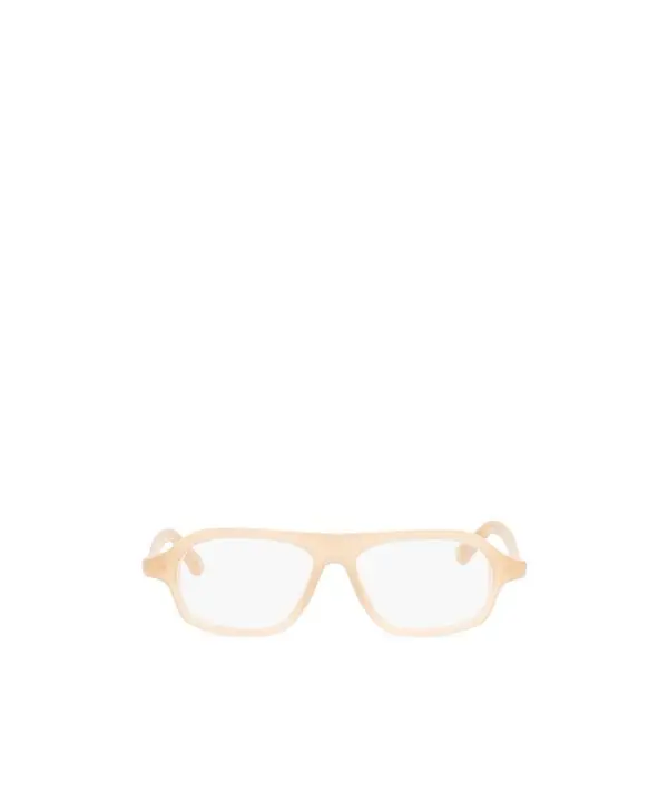 Jacquemus Full Rim Round Frame Eyeglasses - White