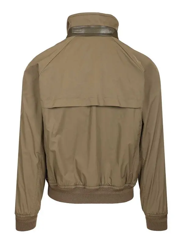 TOM FORD Long-sleeved Zip-up Jacket - Gray