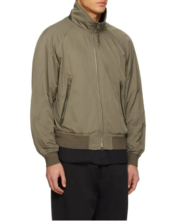TOM FORD Long-sleeved Zip-up Jacket - Gray
