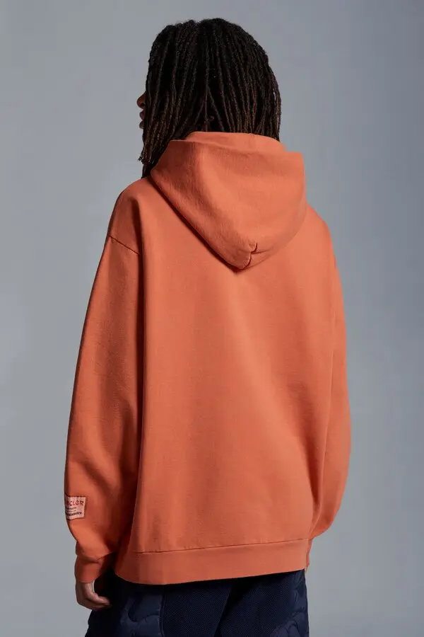 Moncler Logo Hoodie - Brown