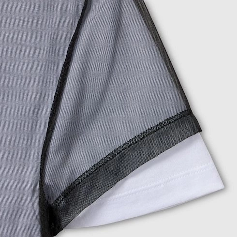 Gucci Sheer Jersey T-shirt - Gray