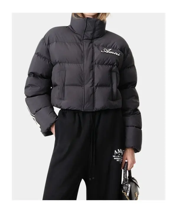 Amiri Padded Jacket With Bone Detail