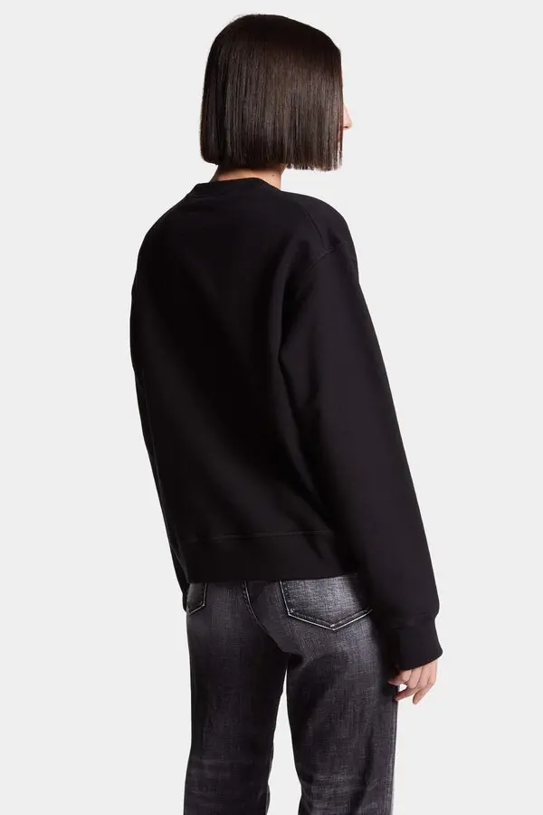 Dsquared2 Logo Detailed Crewneck Sweatshirt