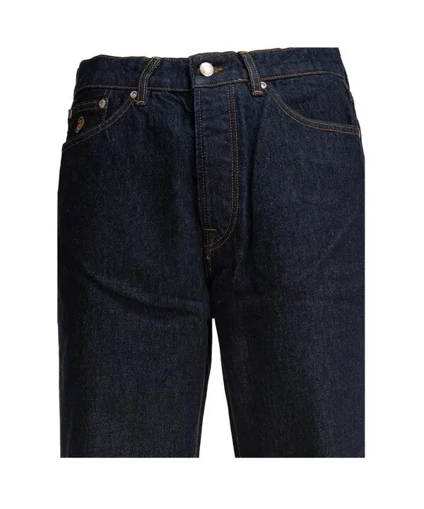 StÜssy Mid Rise Straight Leg Jeans - Black